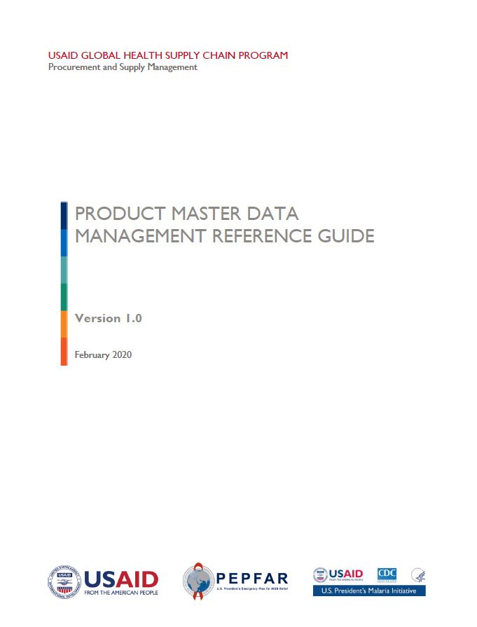 Product Master Data Reference Guide And Toolkit Usaid Global Health Supply Chain Program 2286